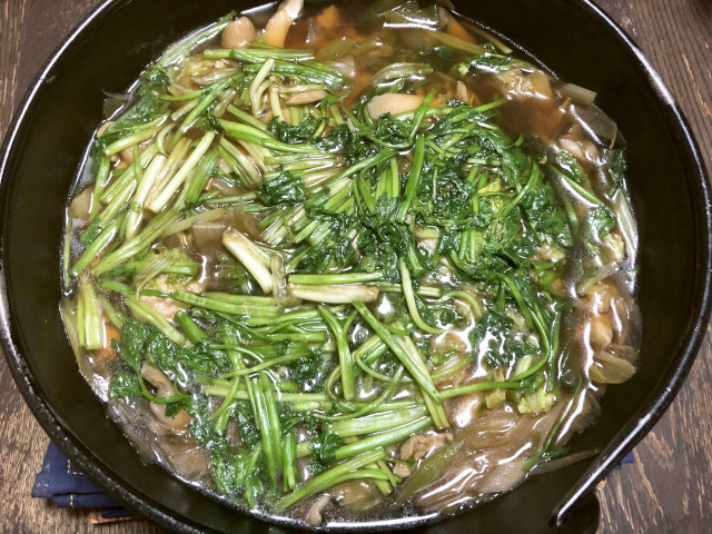 鶏鍋♪: ぜんまいにもん