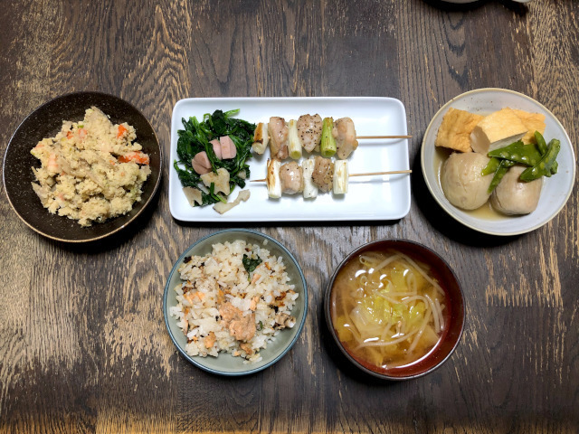 残り物＋作り置き総動員で豪華？: ぜんまいにもん